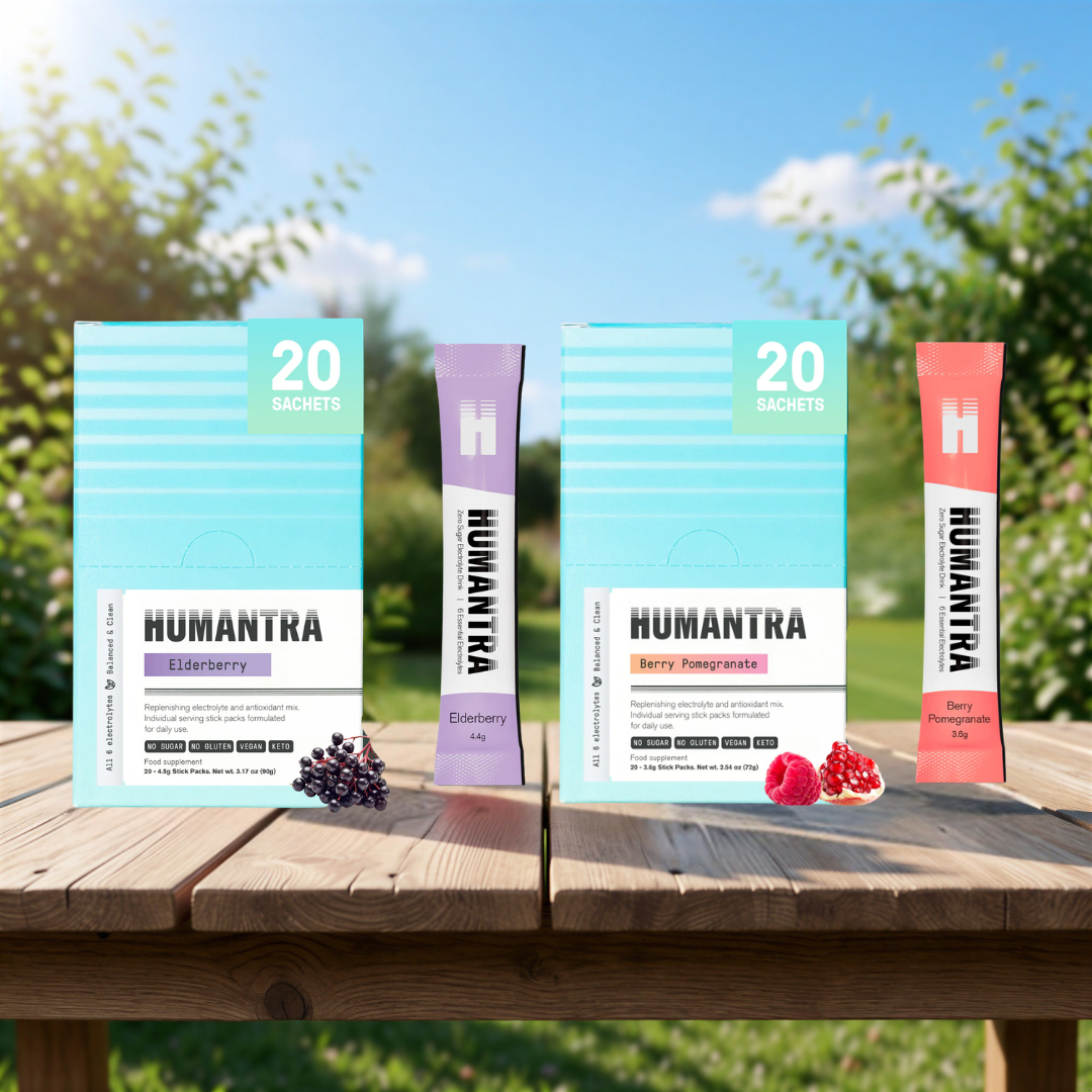 Buy Best Summer Hydration Combo- Humantra Electrolyte Berry Pomegranate ...
