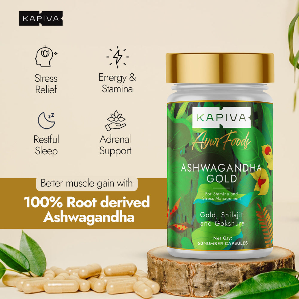 Buy Kapiva Shilajit Gold 60 + Ashwagandha 60 + Moringa 60 Immunity ...