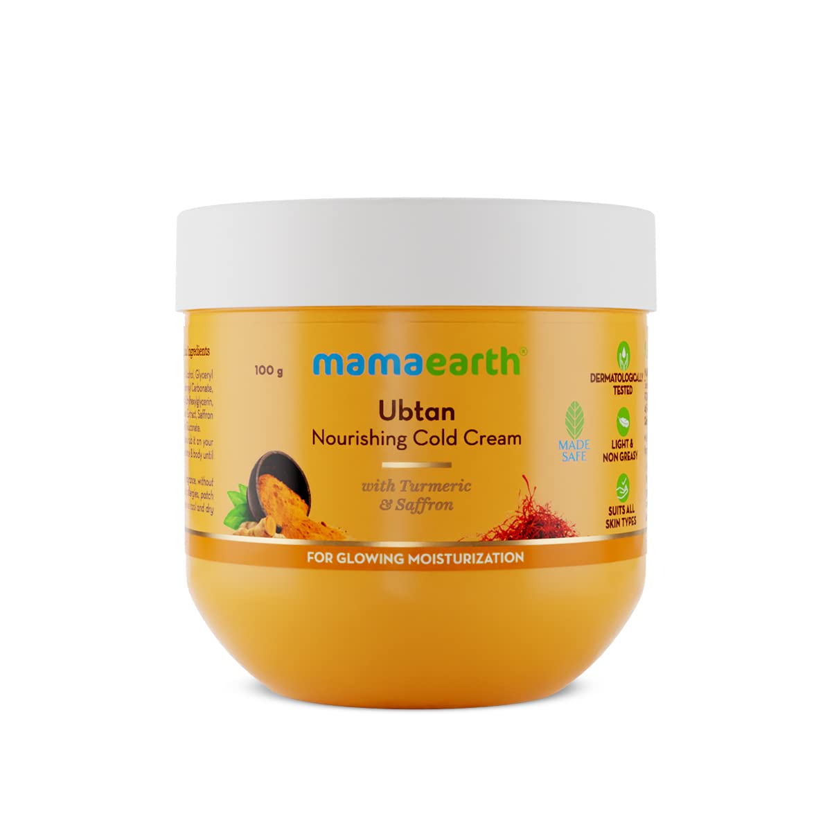 Buy Mamaearth Ubtan Nourishing Cold Cream 100g in Saudi | Riyadh ...