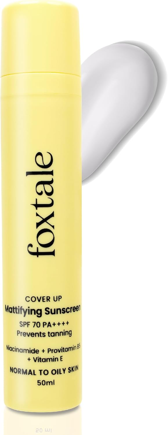 Foxtale Niacinamide Matte Sunscreen Mattifying Sunscreen Spf70+Pa++++